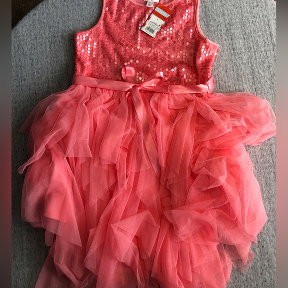 Cat & Jack | Dresses | Nwt Cat And Jack Girls Sequin And Tulle Dress L ...
